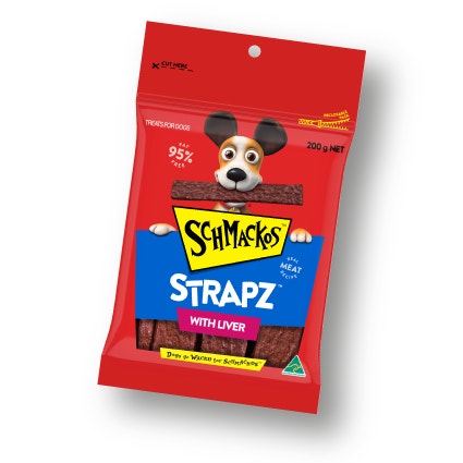 STRAPZ™ WITH LIVER | Dog Treats | SCHMACKOS™